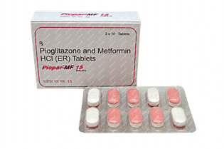 Piopar Mf 15/500 Mg Tablet Er: Uses, Side Effects, Price & Substitutes