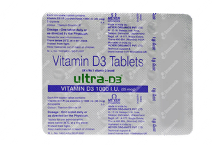 Ultra D3 1000 IU | Order Ultra D3 1000 IU Tablet Online at Truemeds