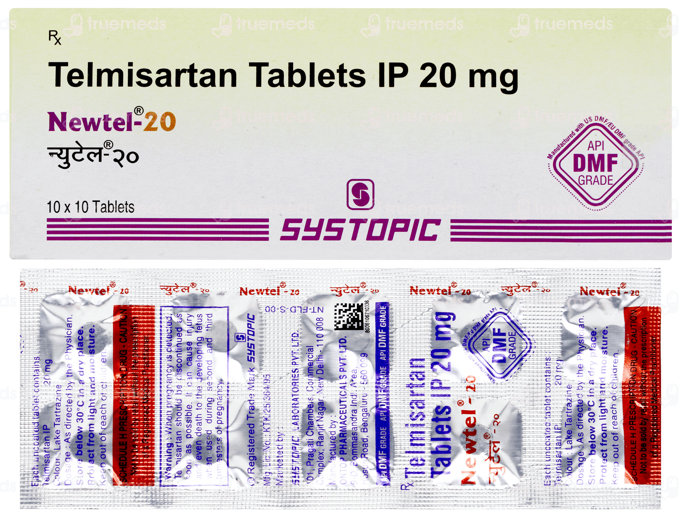 Newtel 20 Tablet 10: Uses, Side Effects, Price & Substitutes