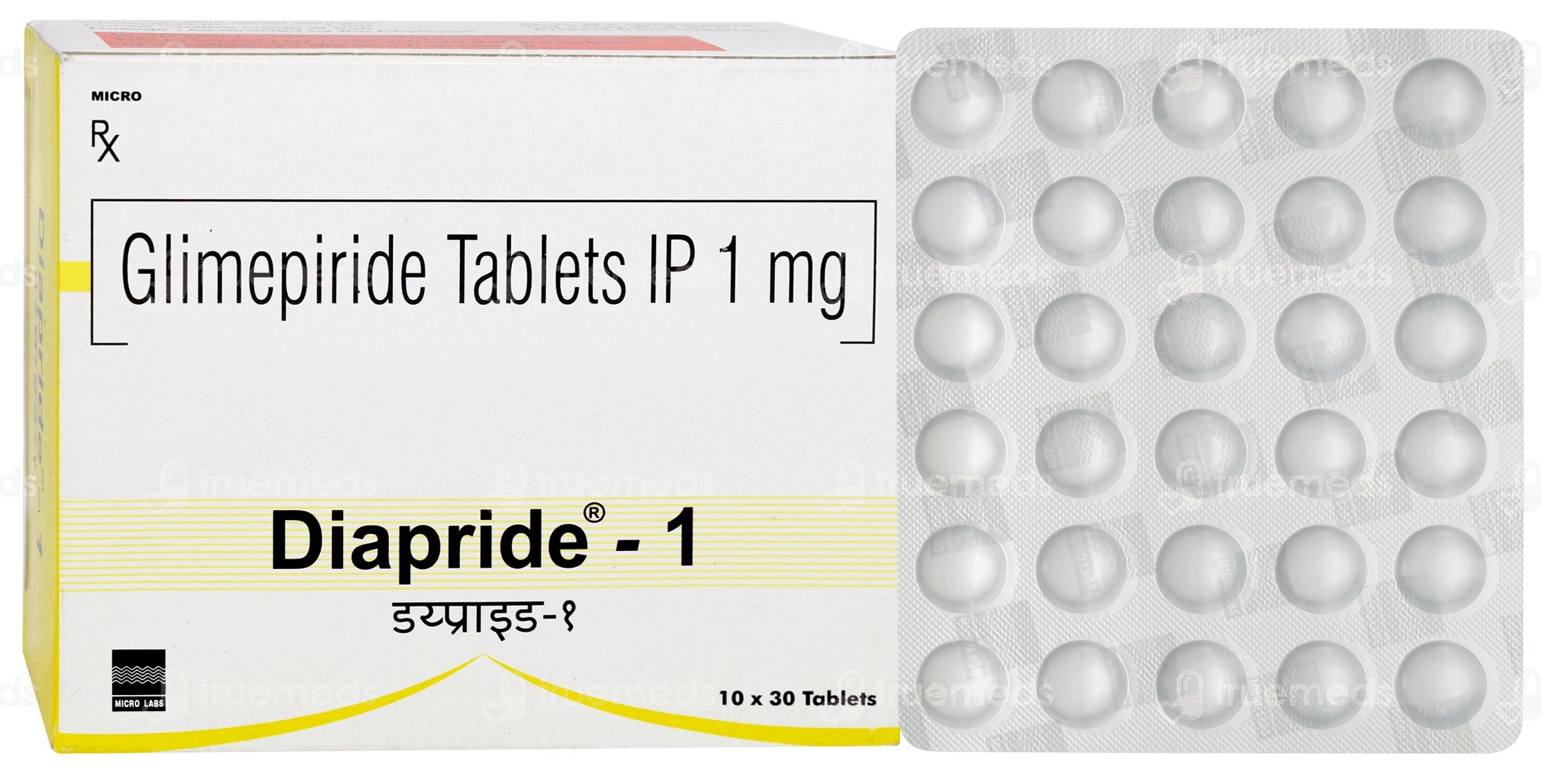 Diapride 1 Tablet 30: Uses, Side Effects, Price & Substitutes