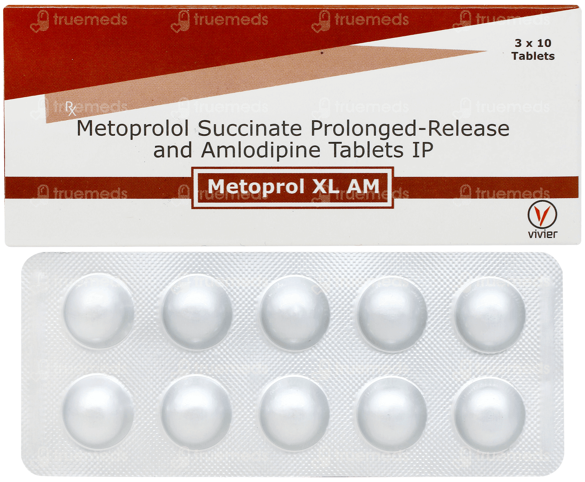 Metoprol Xl Am 50/5 MG Pr | Order Metoprol Xl Am 50/5 MG Tablet Pr Online at Truemeds