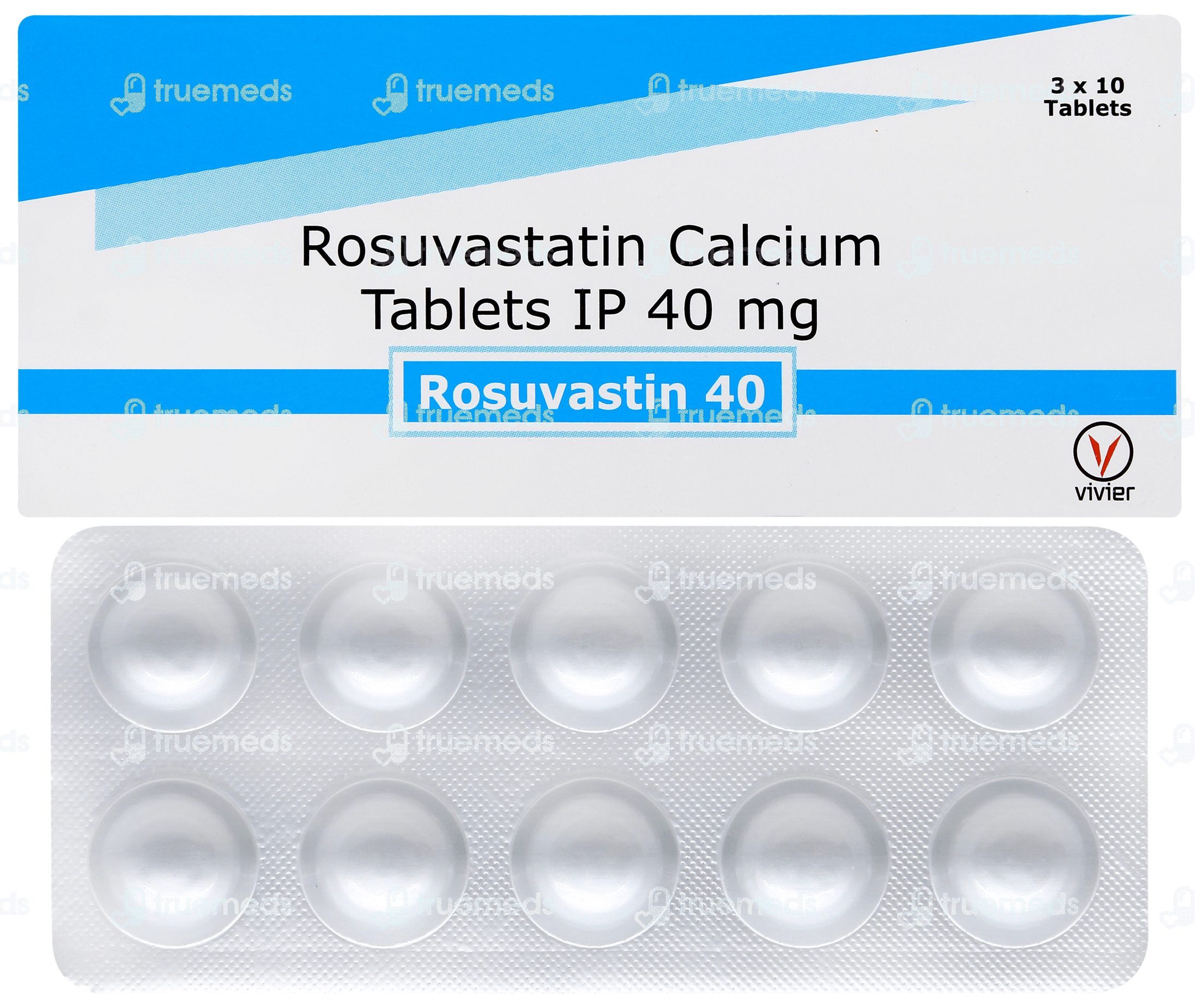 Rosuvastin 40 Tablet 10: Uses, Side Effects, Price & Substitutes