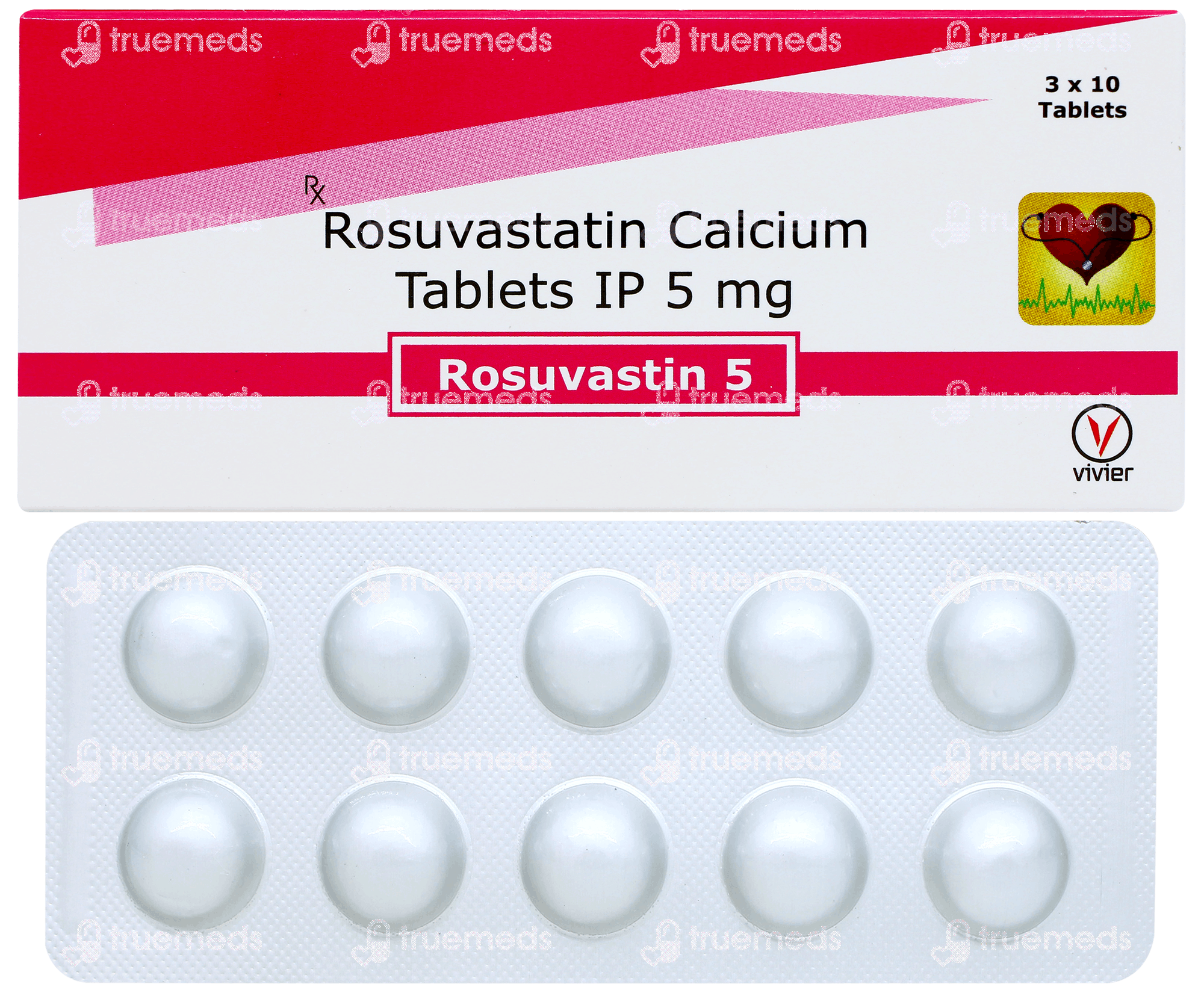 Rosuvastin 5 Tablet – Blood Lipid Correction