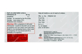 Telismart 40 Tablet: Uses, Side Effects, Price & Substitutes