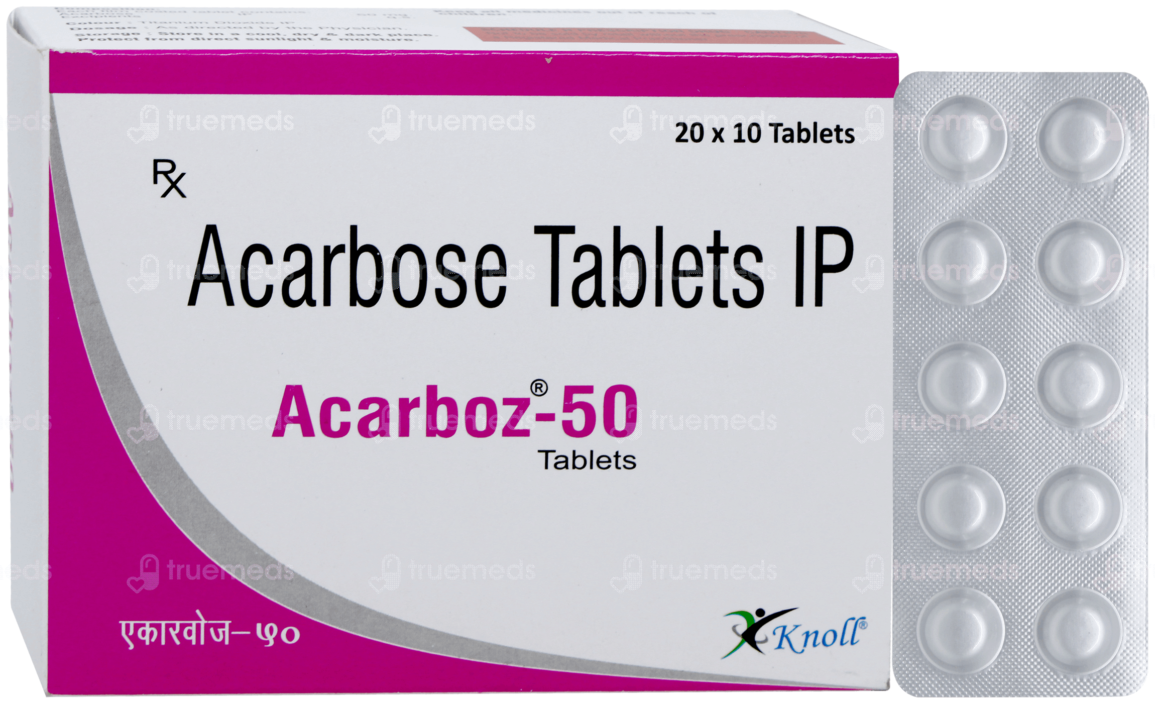 Acarboz 50 | Order Acarboz 50 Tablet Online at Truemeds