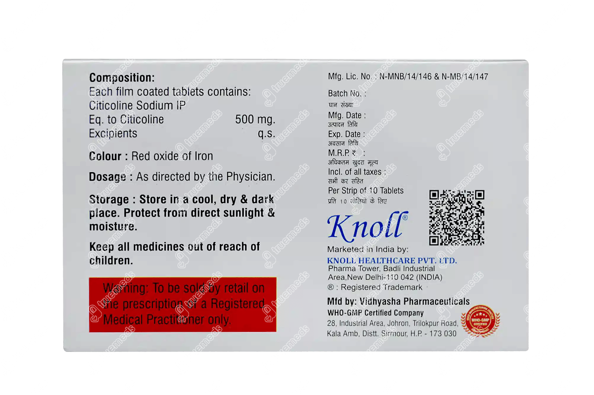 Citinol 500 | Order Citinol 500 Tablet Online at Truemeds