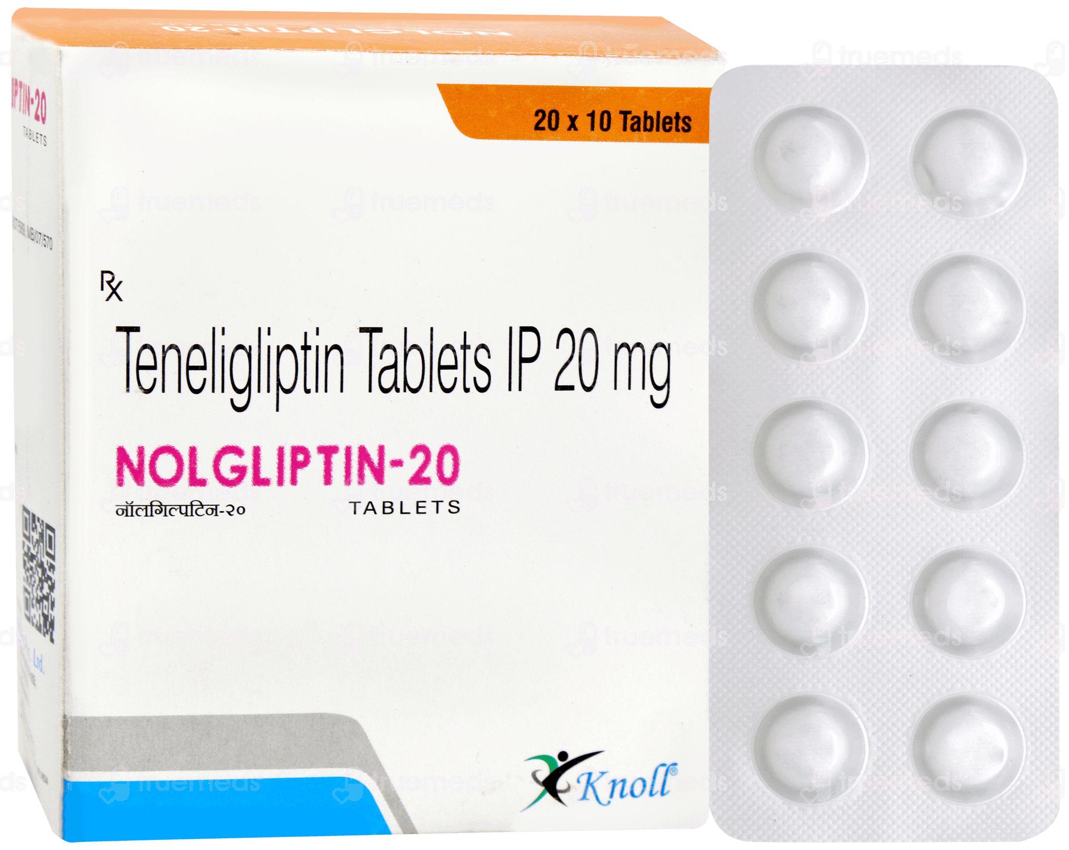 Nolgliptin 20 Tablet 10: Uses, Side Effects, Price & Substitutes