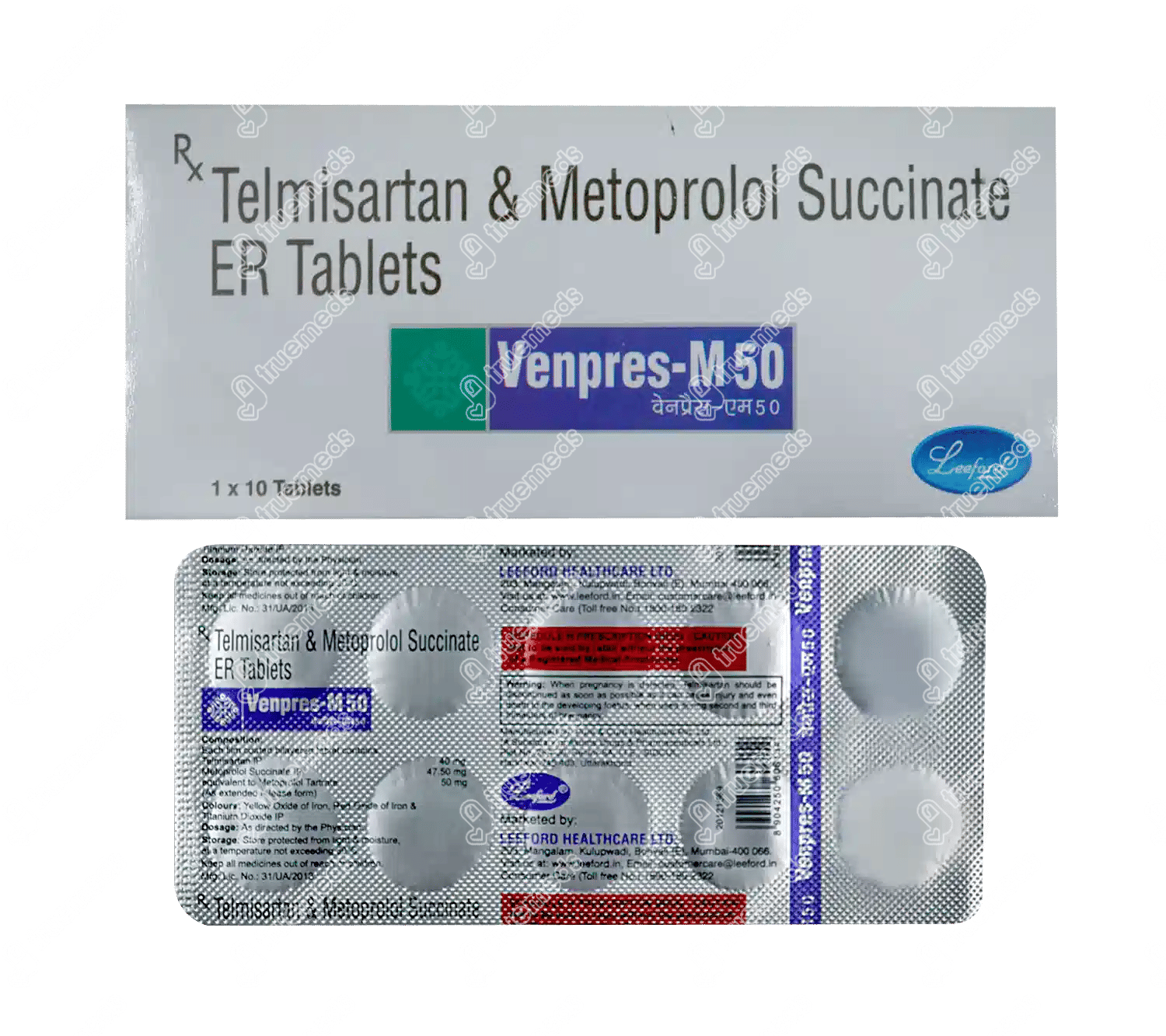 Venpres M 50 Er | Order Venpres M 50 Tablet Er Online at Truemeds