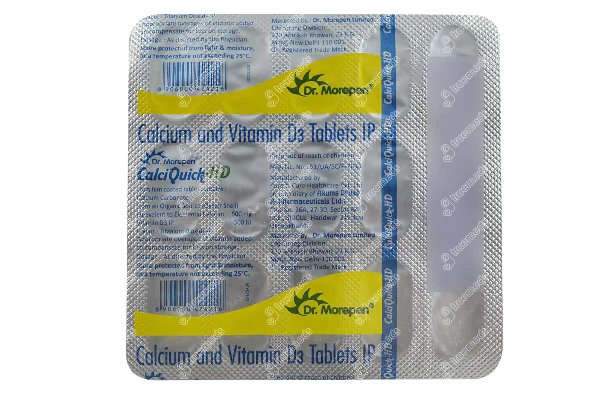 Calciquick Hd | Order Calciquick Hd Tablet Online at Truemeds