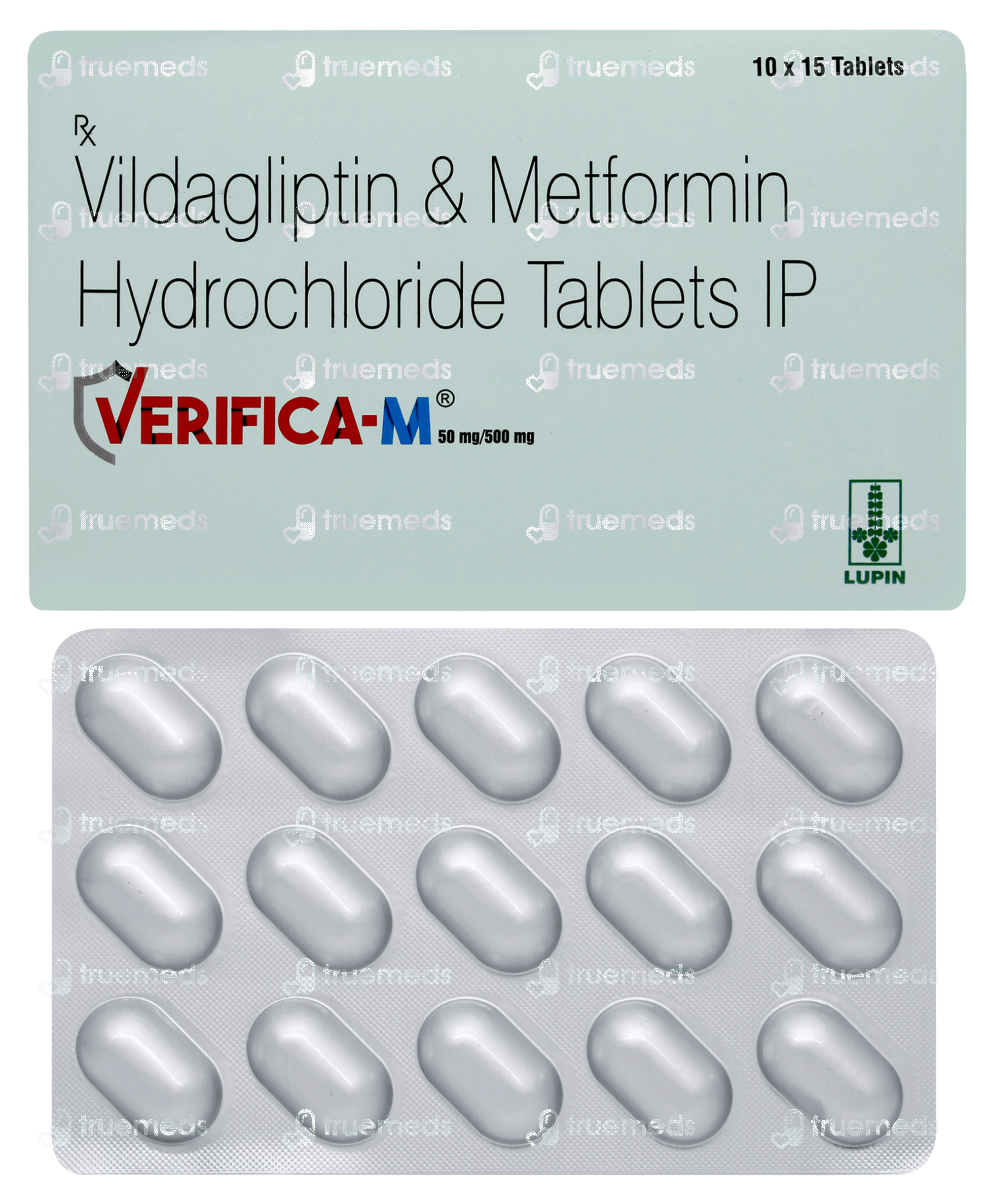 Verifica M 50mg/500mg Tablet 15: Uses, Side Effects, Price & Substitutes
