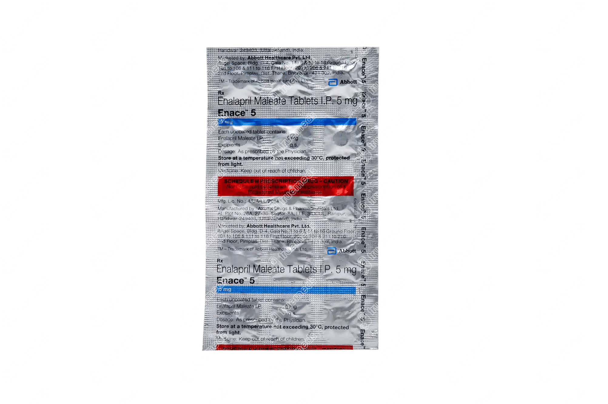 Enace 5 MG | Order Enace 5 MG Tablet Online at Truemeds