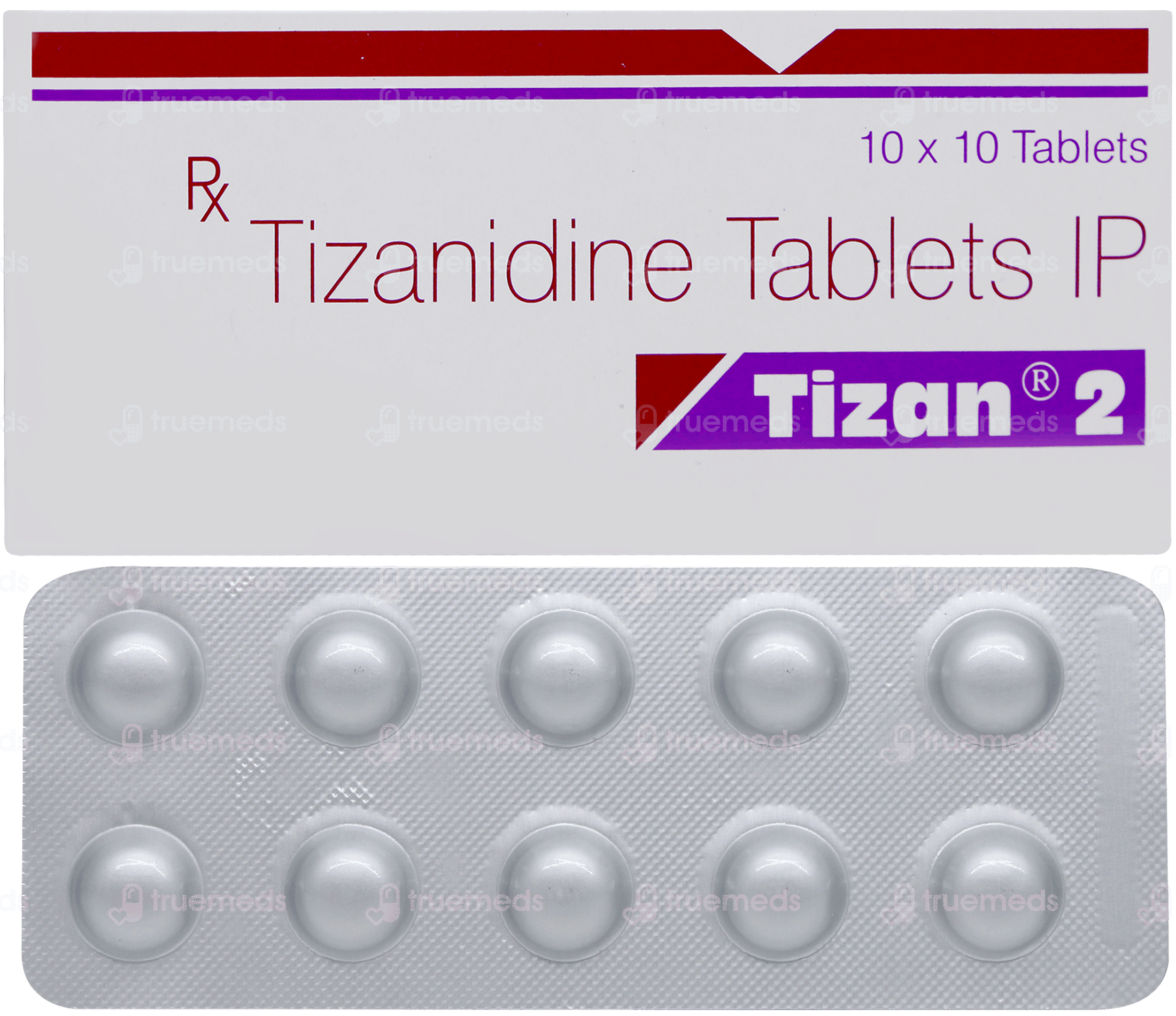 Tizan 2 MG | Order Tizan 2 MG Tablet Online at Truemeds