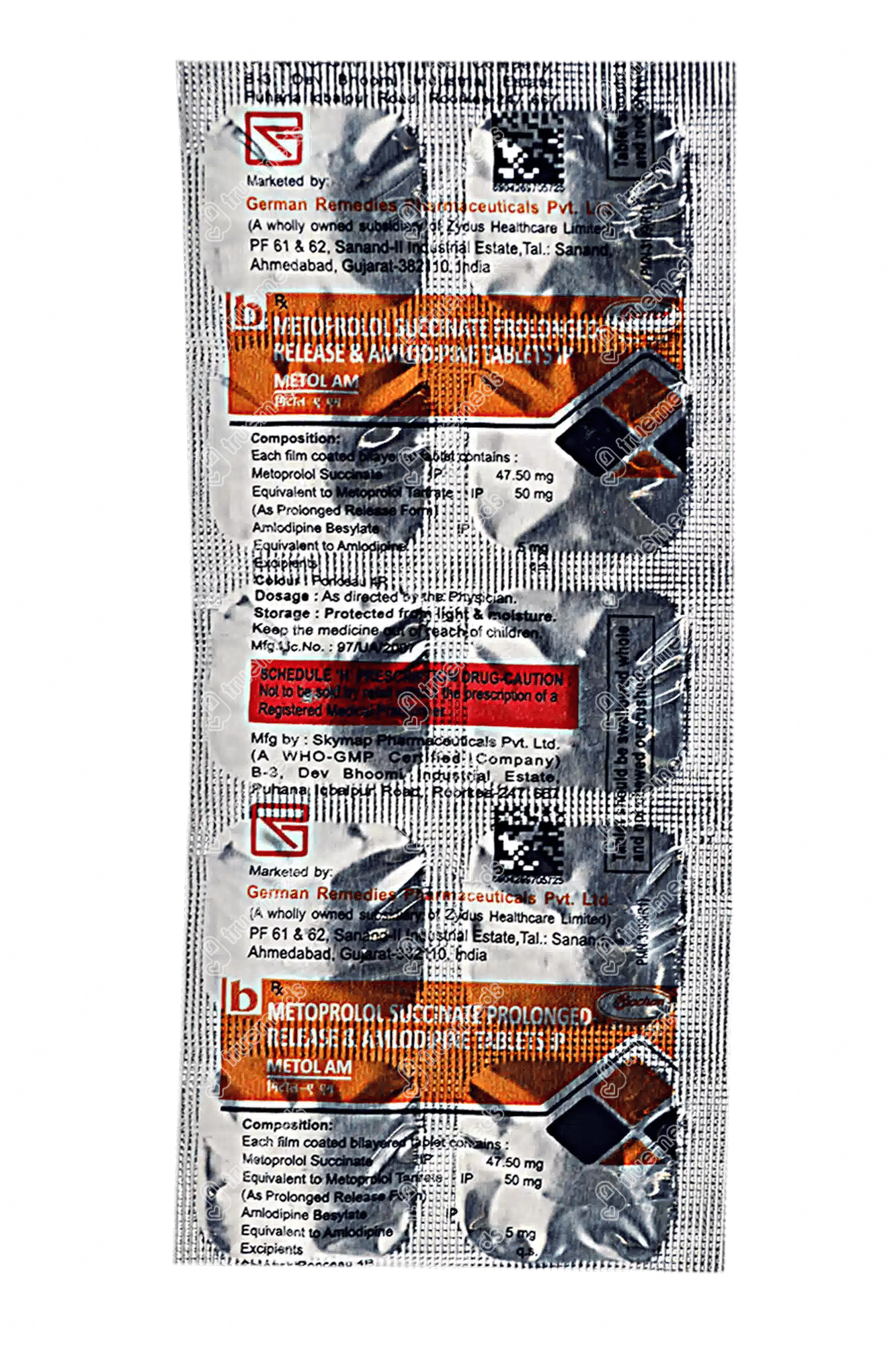 Metol Am | Order Metol Am Tablet Online at Truemeds