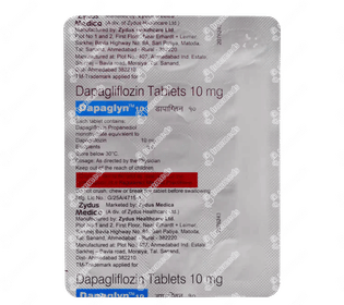 Dapaglyn 10 MG | Order Dapaglyn 10 MG Tablet Online at Truemeds