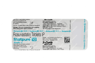 Statpure 10 Tablet 10: Uses, Side Effects, Price & Substitutes