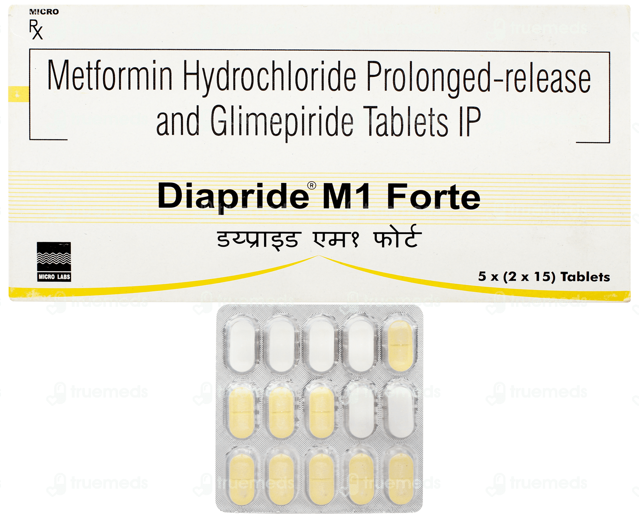 Diapride M 1 Forte Tablet 15: Uses, Side Effects, Price & Substitutes