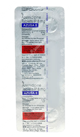 Azusa 8 MG | Order Azusa 8 MG Tablet Online at Truemeds