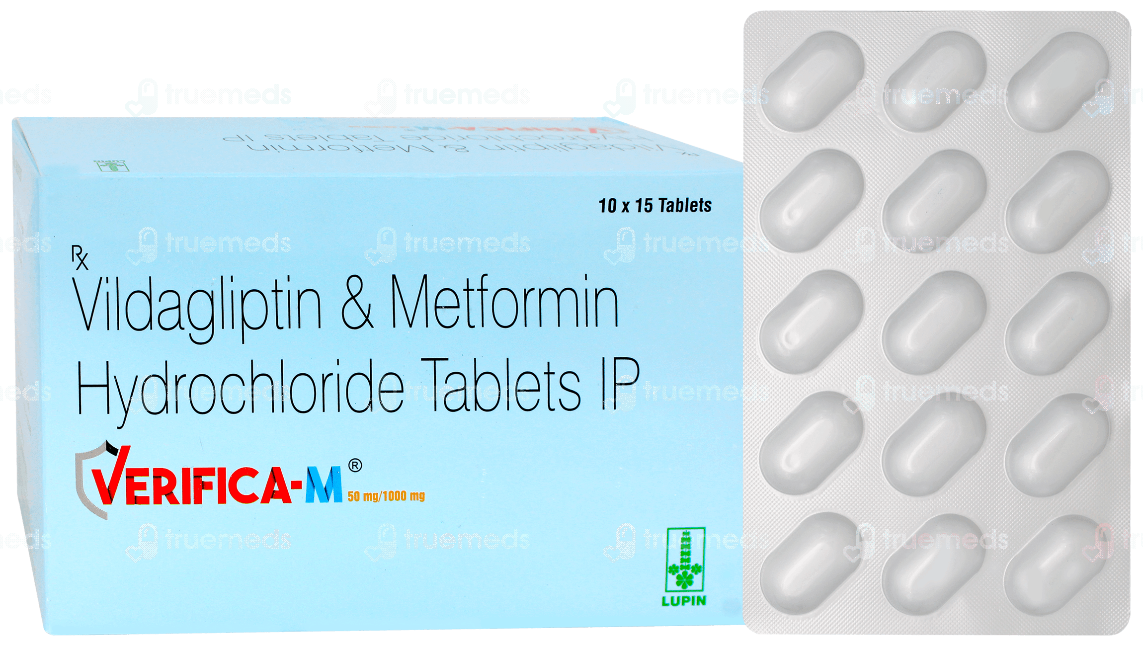 Verifica M 50mg/1000mg Tablet 15: Uses, Side Effects, Price & Substitutes