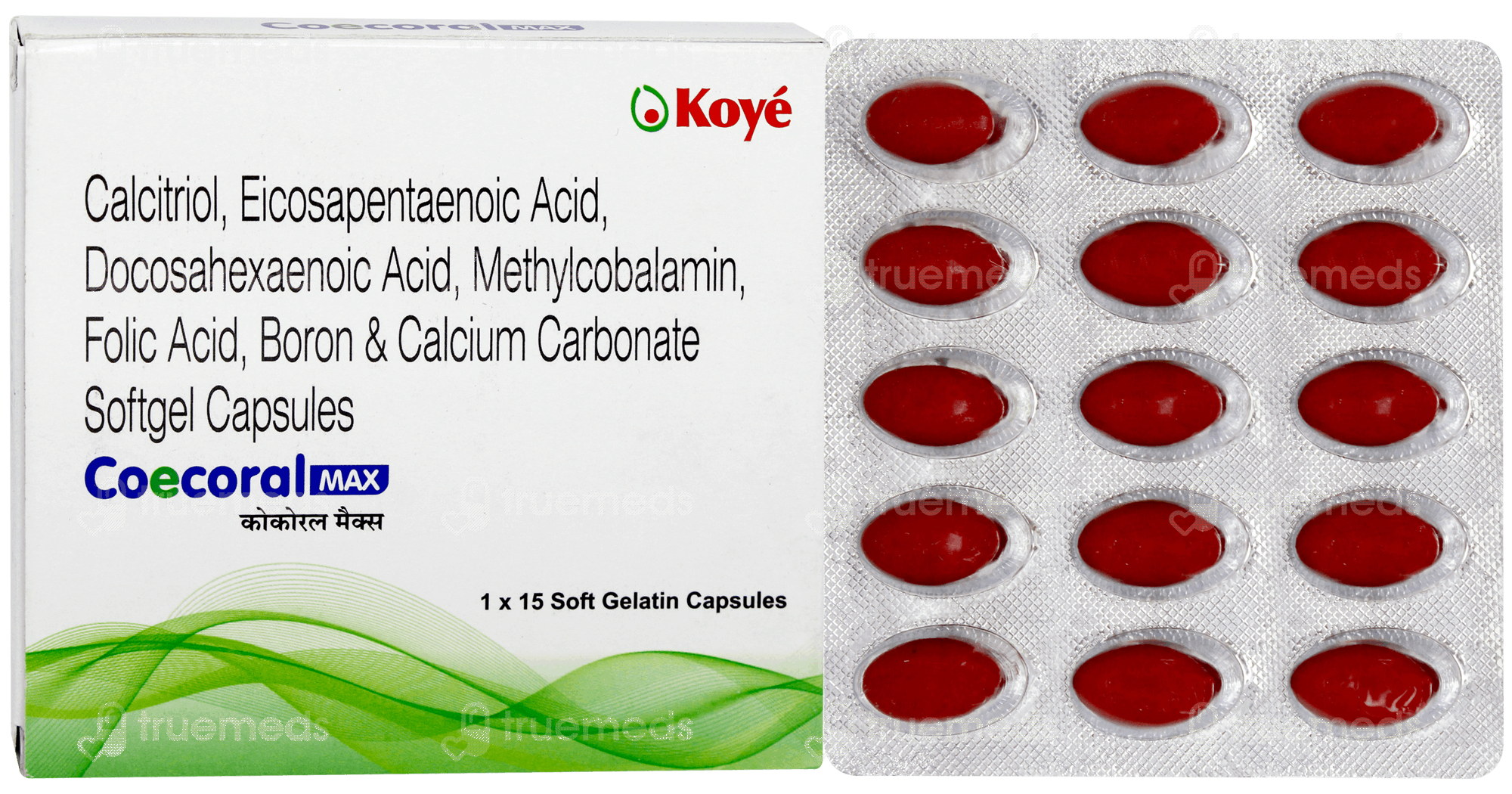 Coecoral Max Capsule 15 - Uses, Side Effects, Dosage, Price | Truemeds
