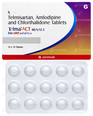 Telma Act 40/5/12.5 MG | Order Telma Act 40/5/12.5 MG Tablet Online at ...
