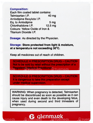 Telma Act 40/5/12.5 MG | Order Telma Act 40/5/12.5 MG Tablet Online at ...