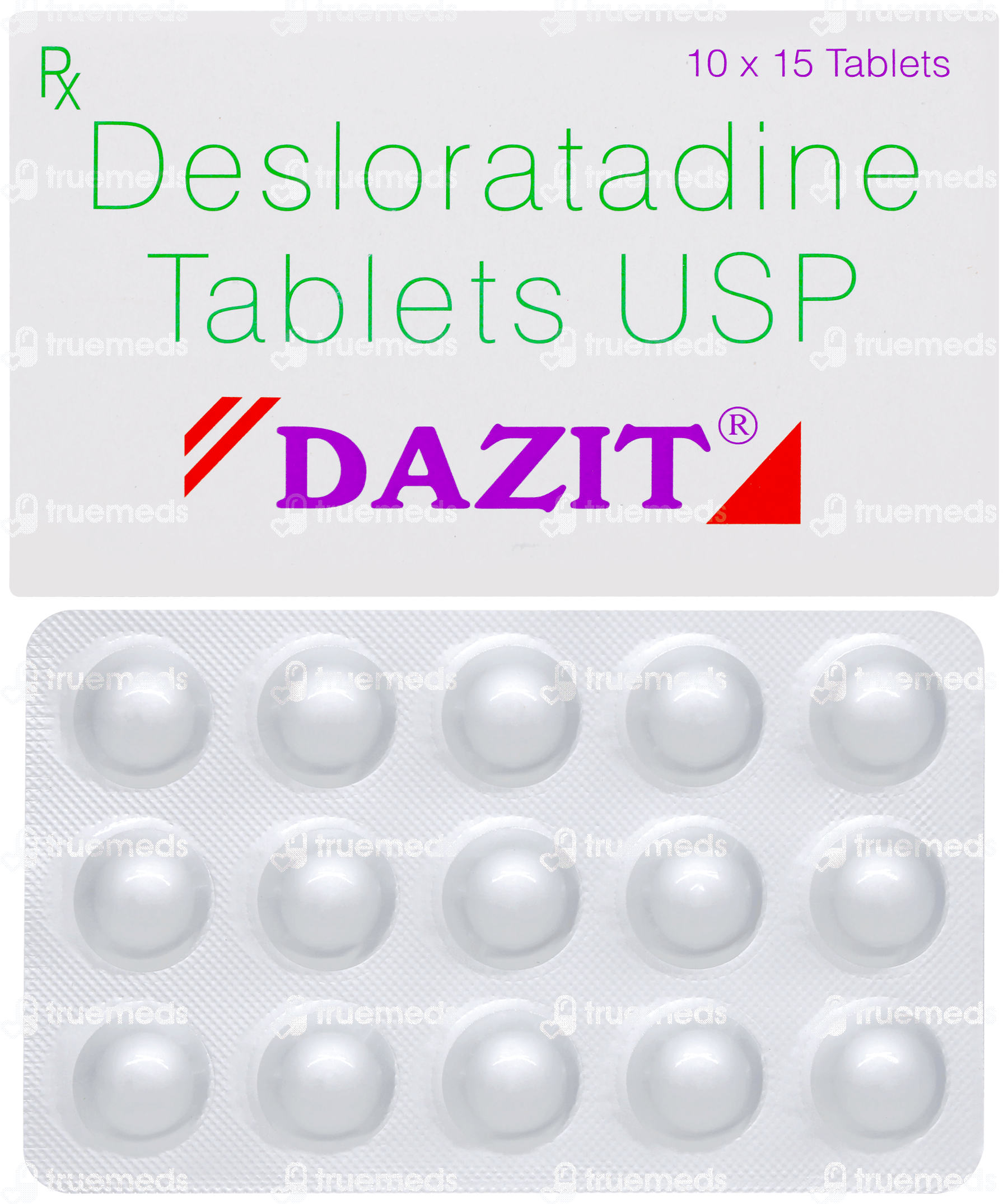 Dazit 5 Mg Tablet 15 - उपयोग, साइड इफेक्ट्स, खुराक, कीमत | Truemeds