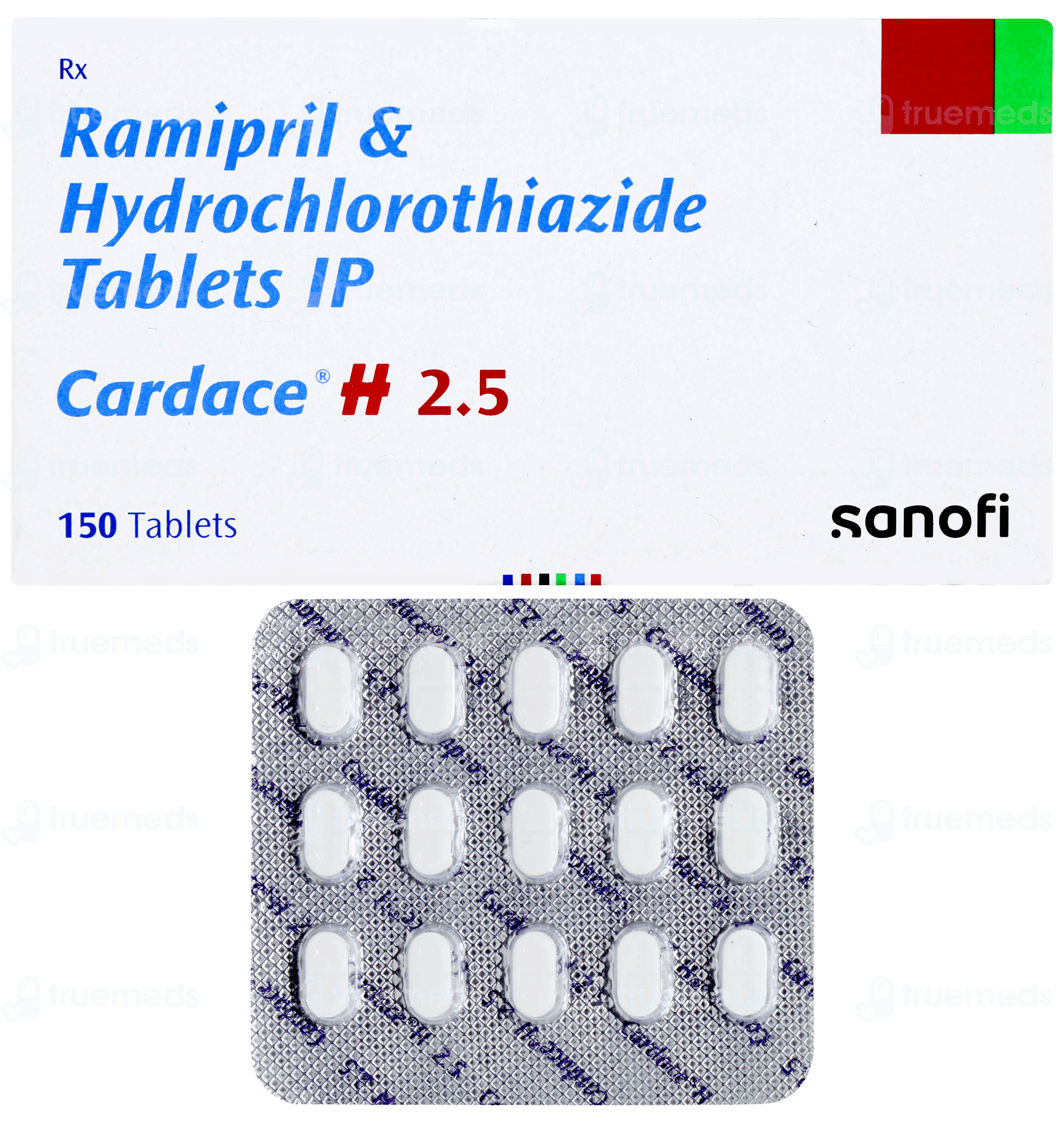Cardace H 2.5/12.5 MG | Order Cardace H 2.5/12.5 MG Tablet Online at ...