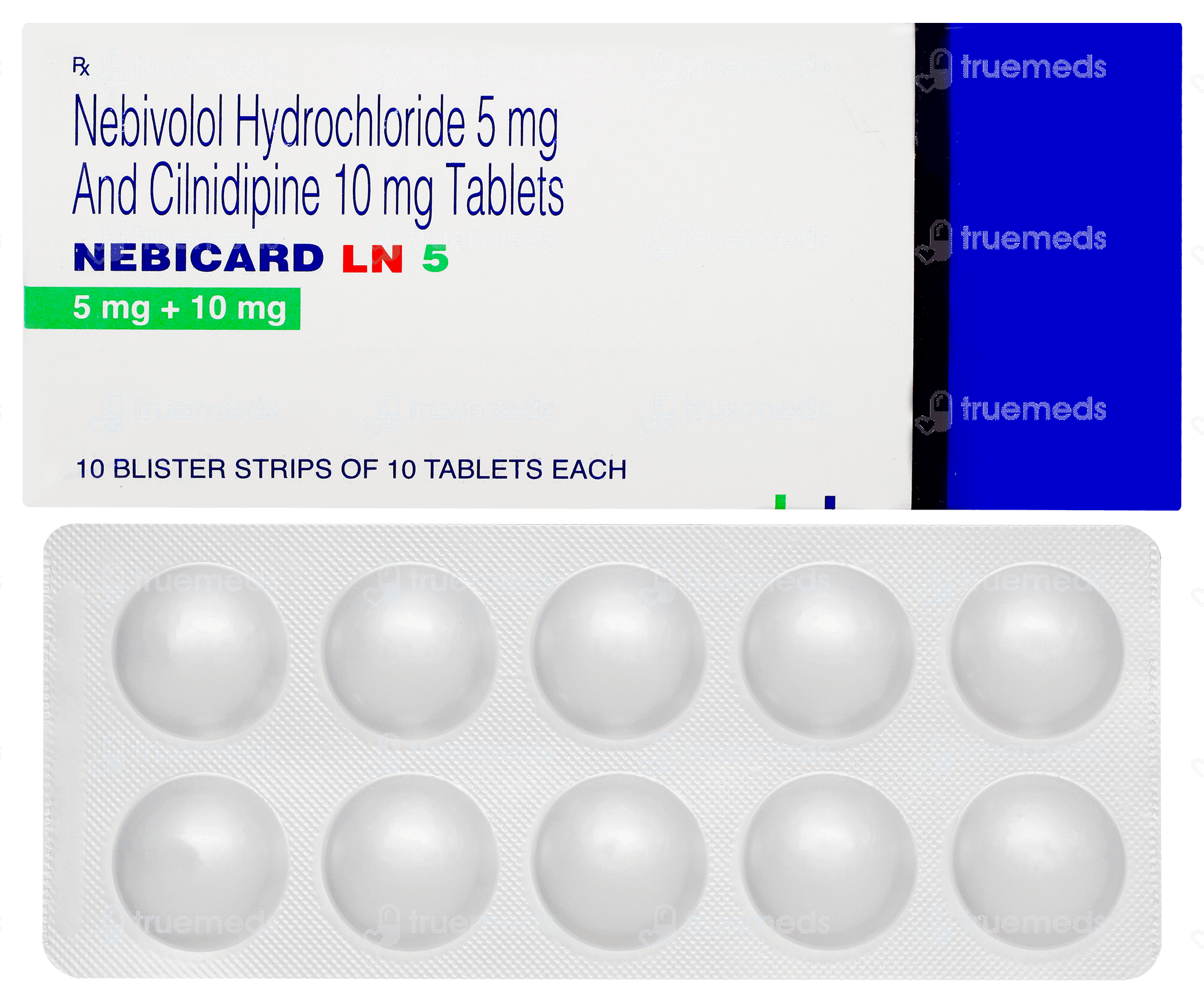 Nebicard Ln 5 MG | Order Nebicard Ln 5 MG Tablet Online at Truemeds