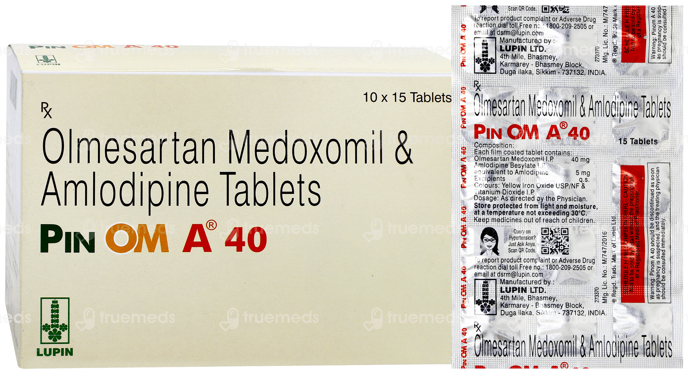 Pinom A 40/5 MG | Order Pinom A 40/5 MG Tablet Online at Truemeds