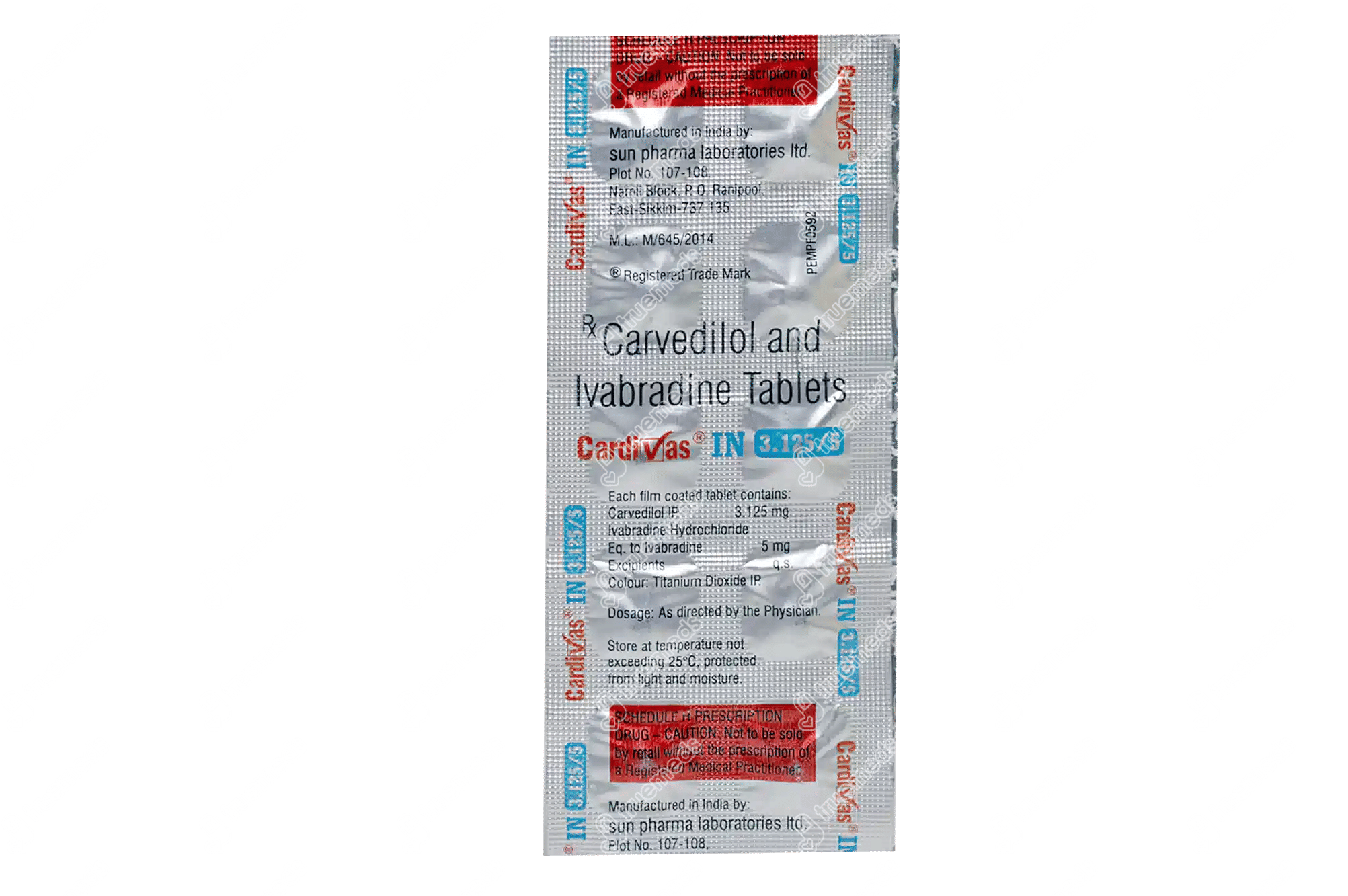 Cardivas In 31255 Tablet 10 - Uses, Side Effects, Dosage, Price | Truemeds