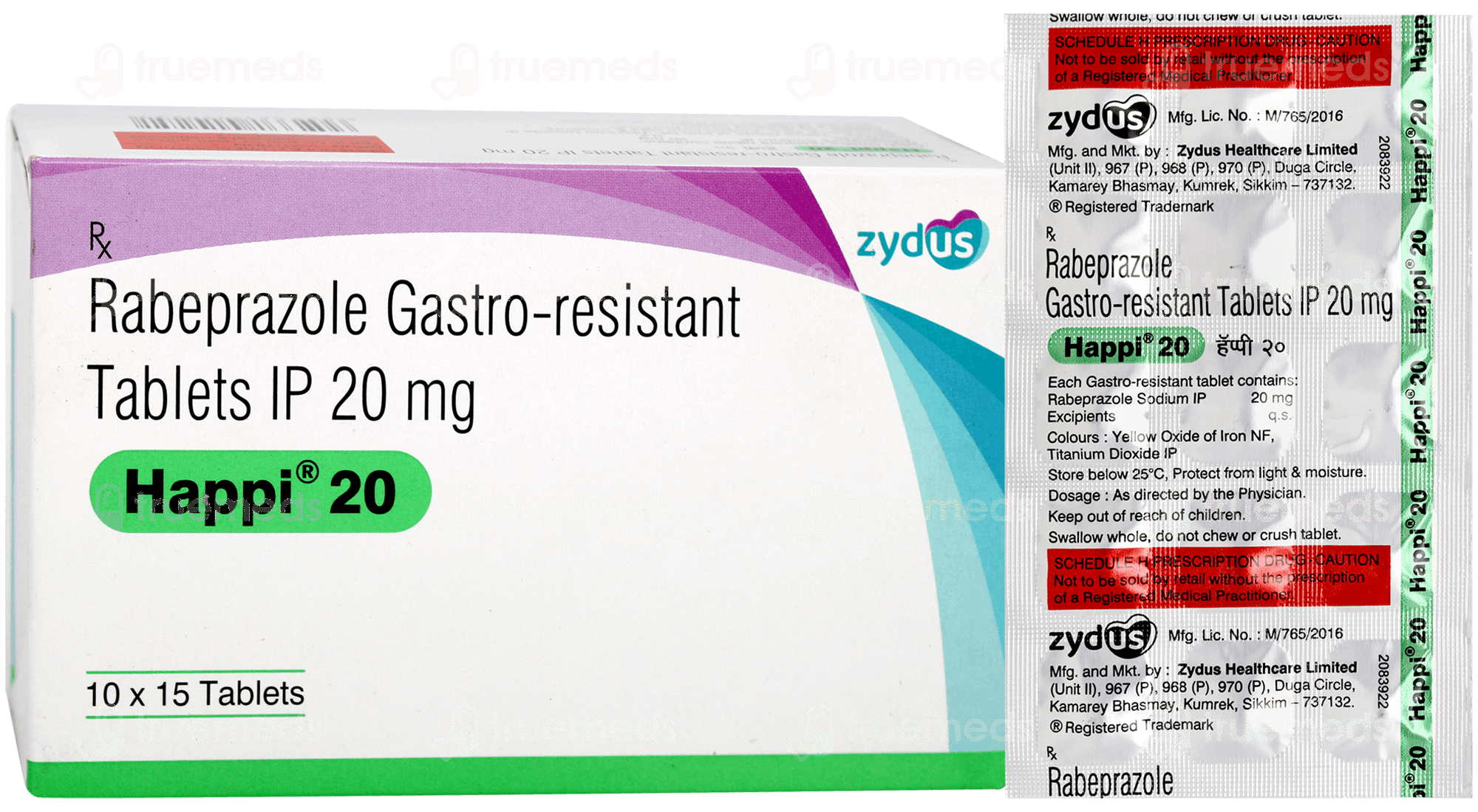 Happi 20 Tablet 15: Uses, Side Effects, Price & Substitutes