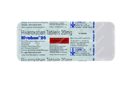 Rivaban 20 MG | Order Rivaban 20 MG Tablet Online at Truemeds
