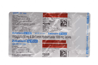 Zukanorm M 50/1000 MG: Uses, Side Effects, Price & Substitutes