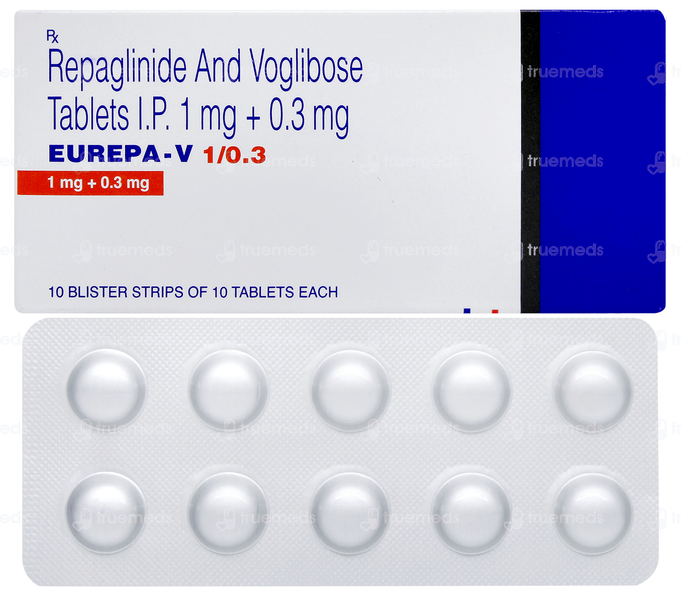 Eurepa V 1/0.3 Tablet: Uses, Side Effects, Price & Substitutes