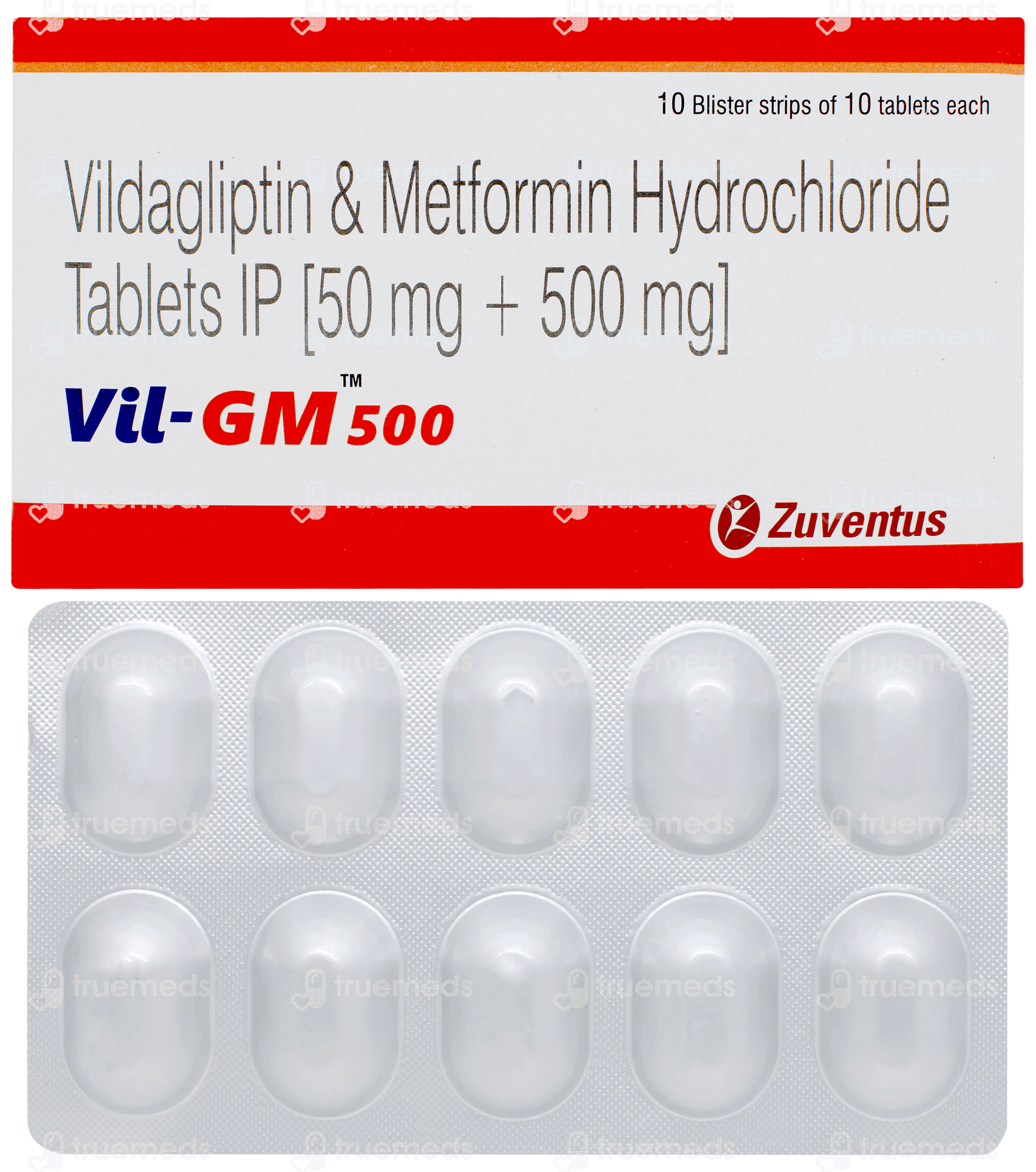 Vil GM 500 Tablet 10: Uses, Side Effects, Price & Substitutes