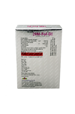 9m Fol D Capsule 10 - Uses, Side Effects, Dosage, Price | Truemeds