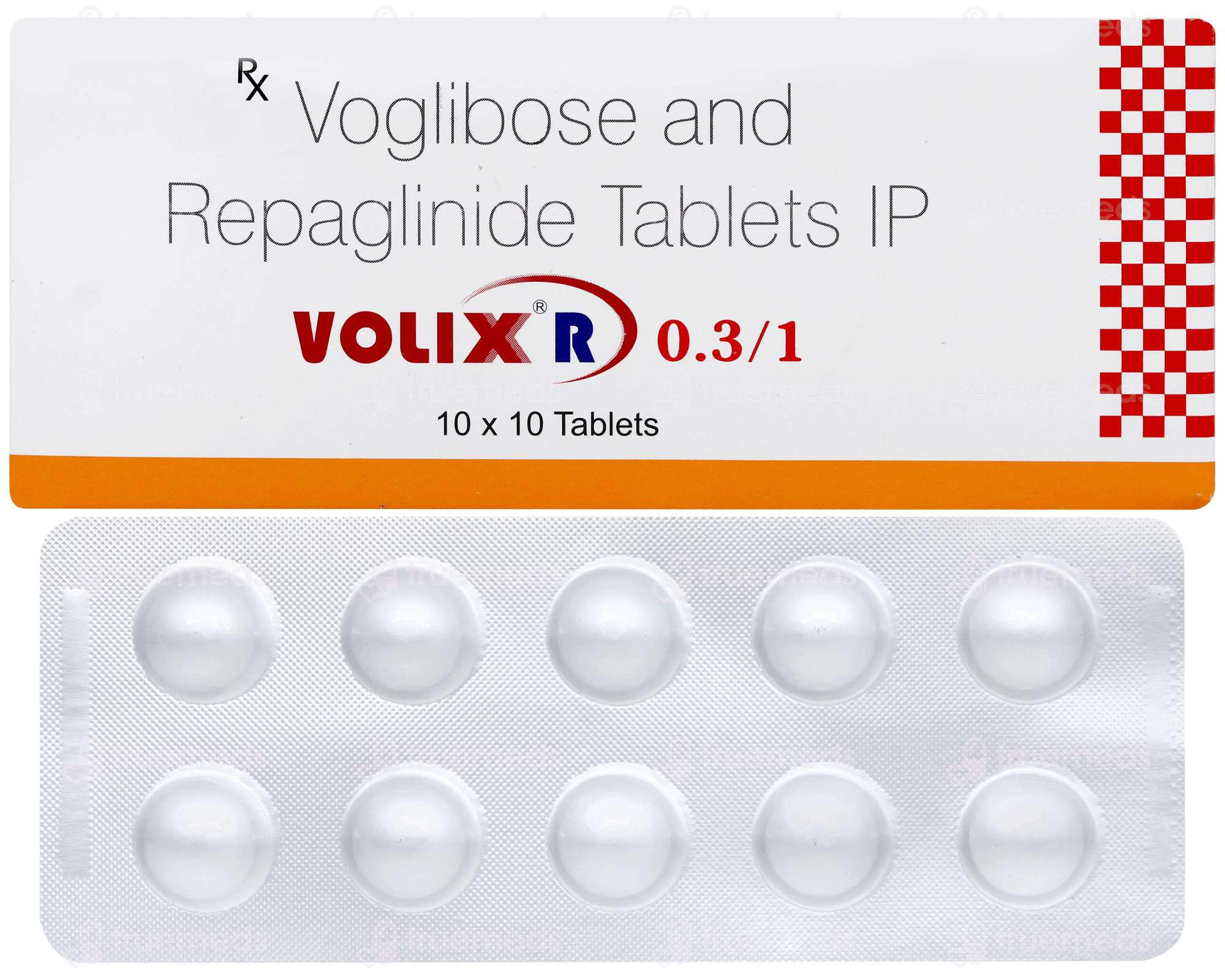 Volix R 0.3/1 MG | Order Volix R 0.3/1 MG Tablet Online at Truemeds