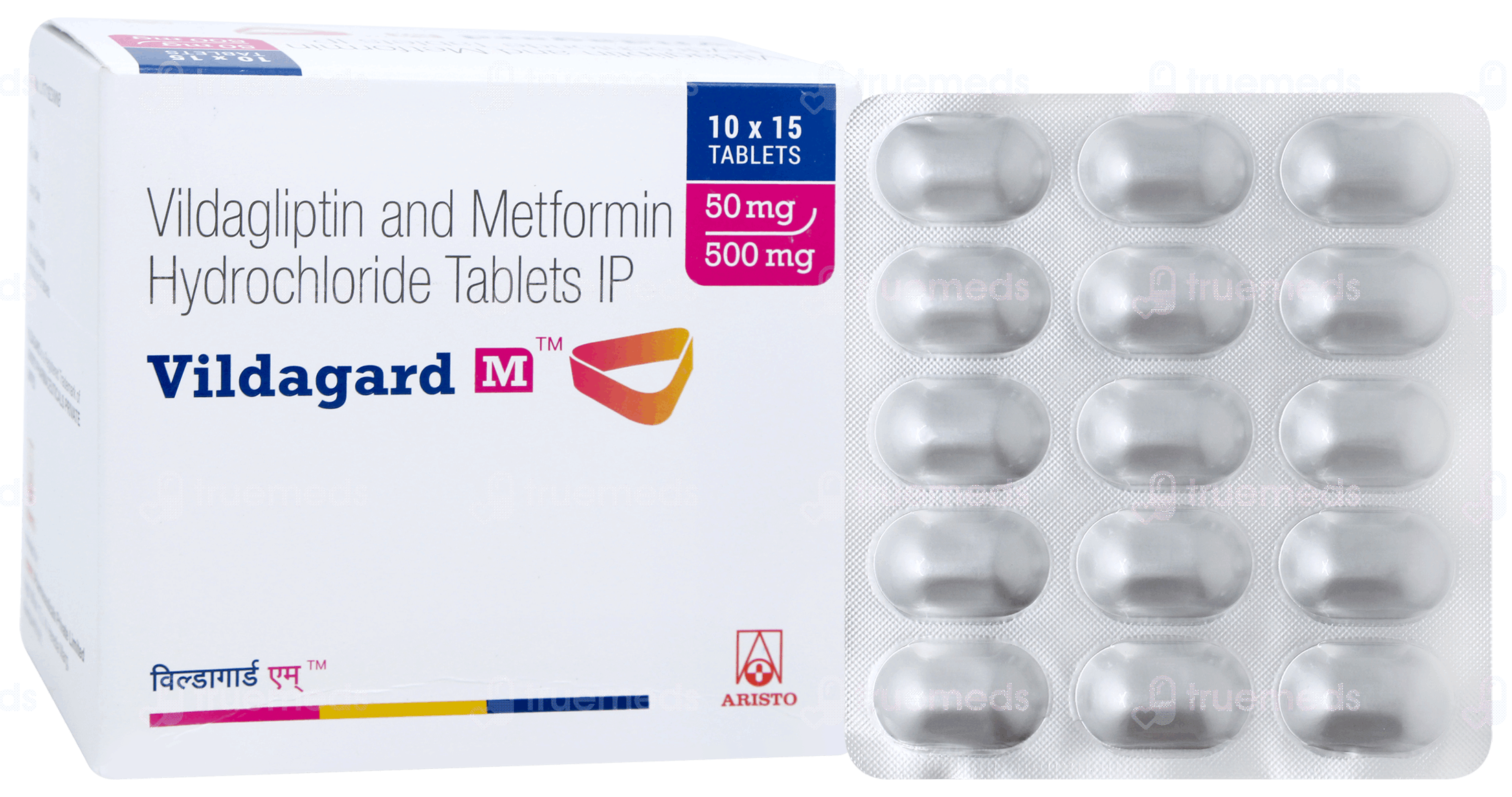 Vildagard M 50/500 Tablet 15: Uses, Side Effects, Price & Substitutes