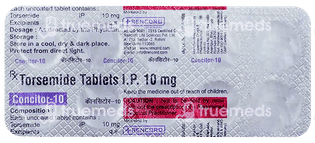 Concitor 10 Mg Tablet 10 - Uses, Side Effects, Dosage, Price | Truemeds
