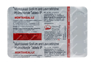 Montaheal Lc Tablet 15: Uses, Side Effects, Price & Substitutes