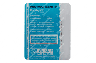 Paraday 650 Mg Tab 15 - Uses, Side Effects, Dosage, Price | Truemeds