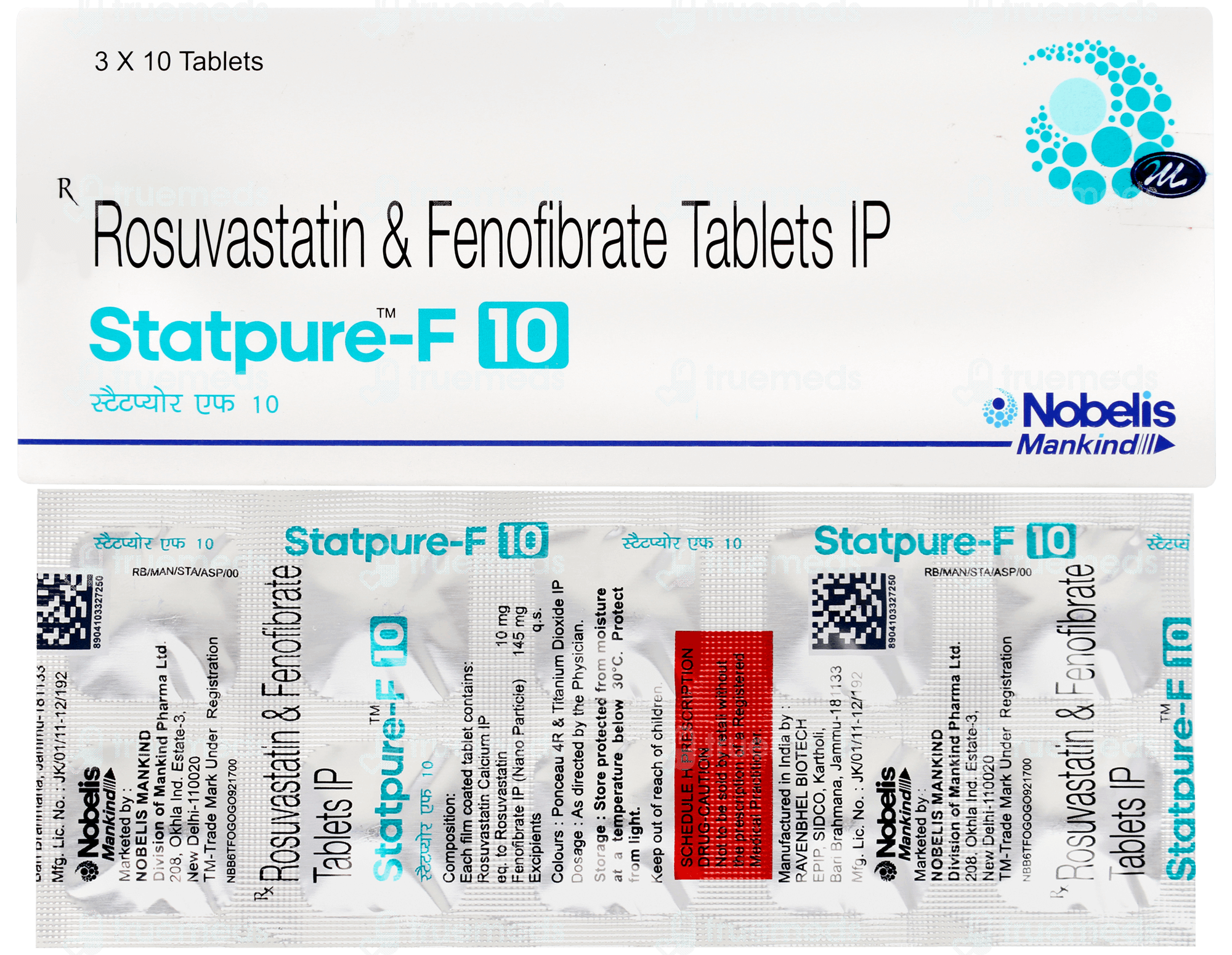 Statpure F 10 Tablet 10: Uses, Side Effects, Price & Substitutes