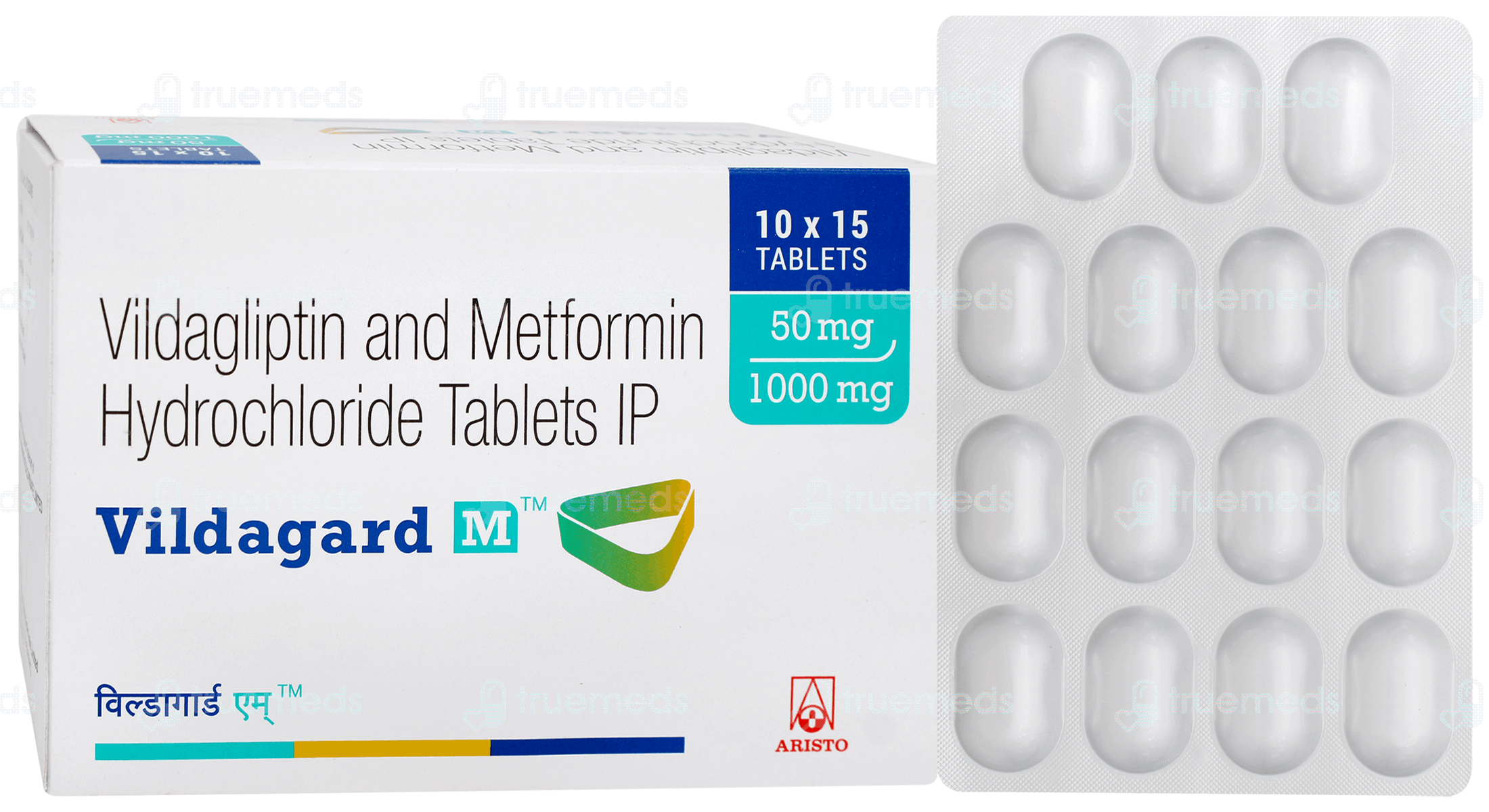Vildagard M 50mg/1000mg Tablet 15: Uses, Side Effects, Price & Substitutes