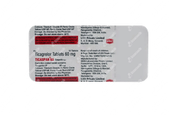 Ticaspan 60 MG Tablet 10 - Uses, Side Effects, Dosage, Price | Truemeds