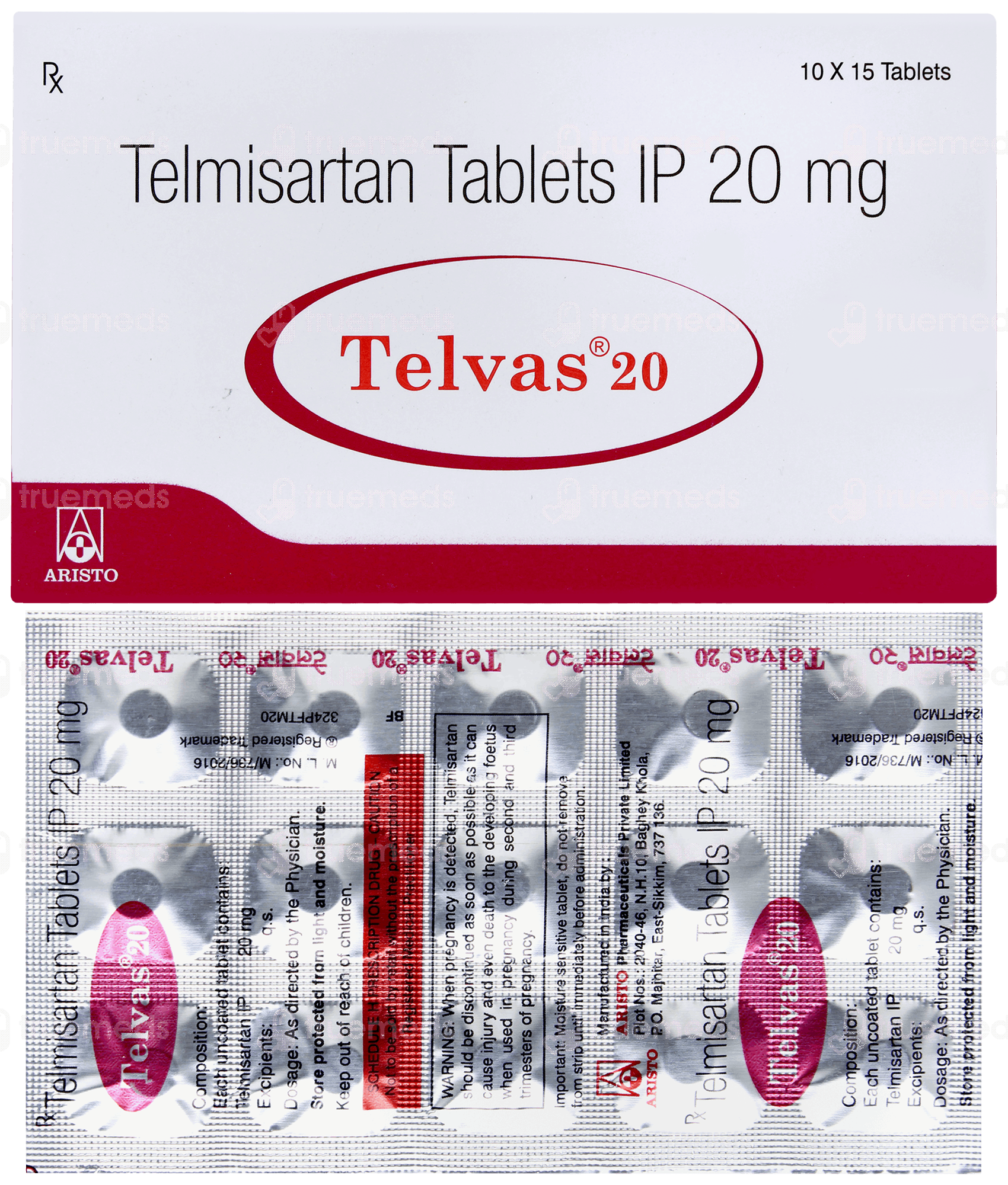 Telvas 20 Tablet – High Blood Pressure Control
