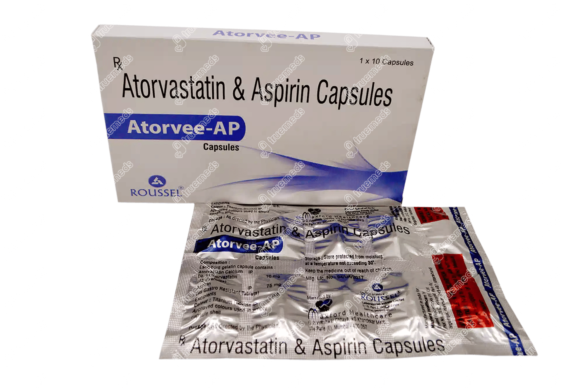 Atorvee Ap 10/75 MG | Order Atorvee Ap 10/75 MG Capsule Online at Truemeds