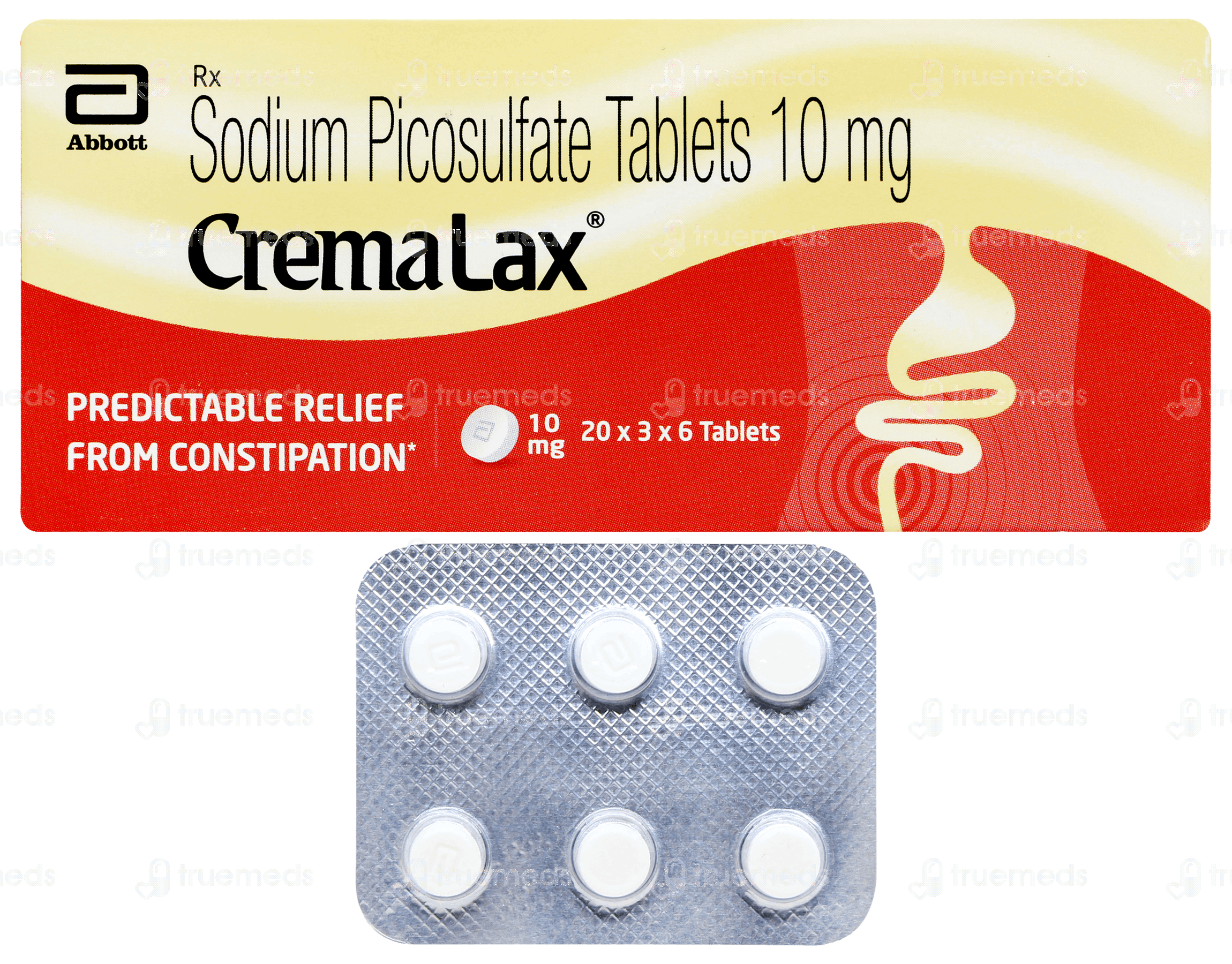 Buy Cremalax 10 MG Strip Of 6 Tablets Online at Truemeds