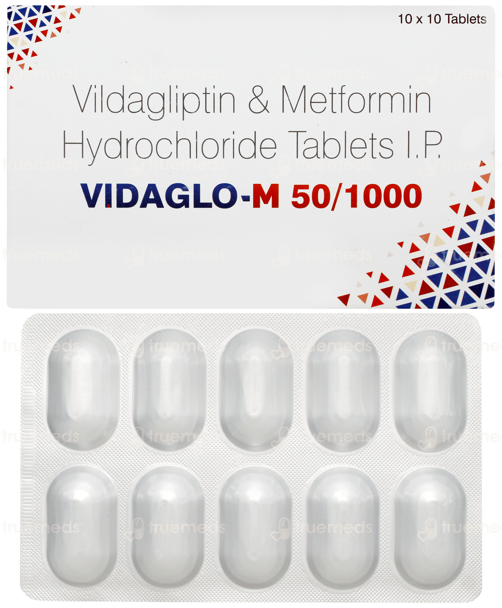 Vidaglo M 50/1000 Tablet 10: Uses, Side Effects, Price & Substitutes
