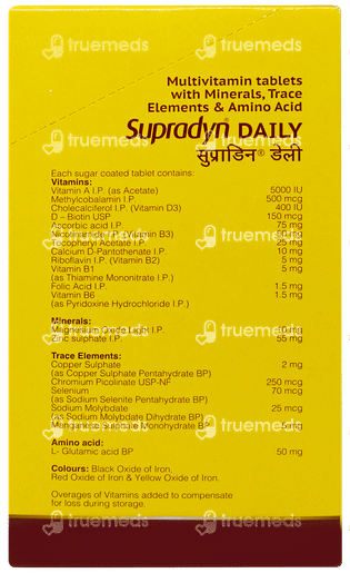 Supradyn Tablet : Uses, Side Effects, Price & Substitutes