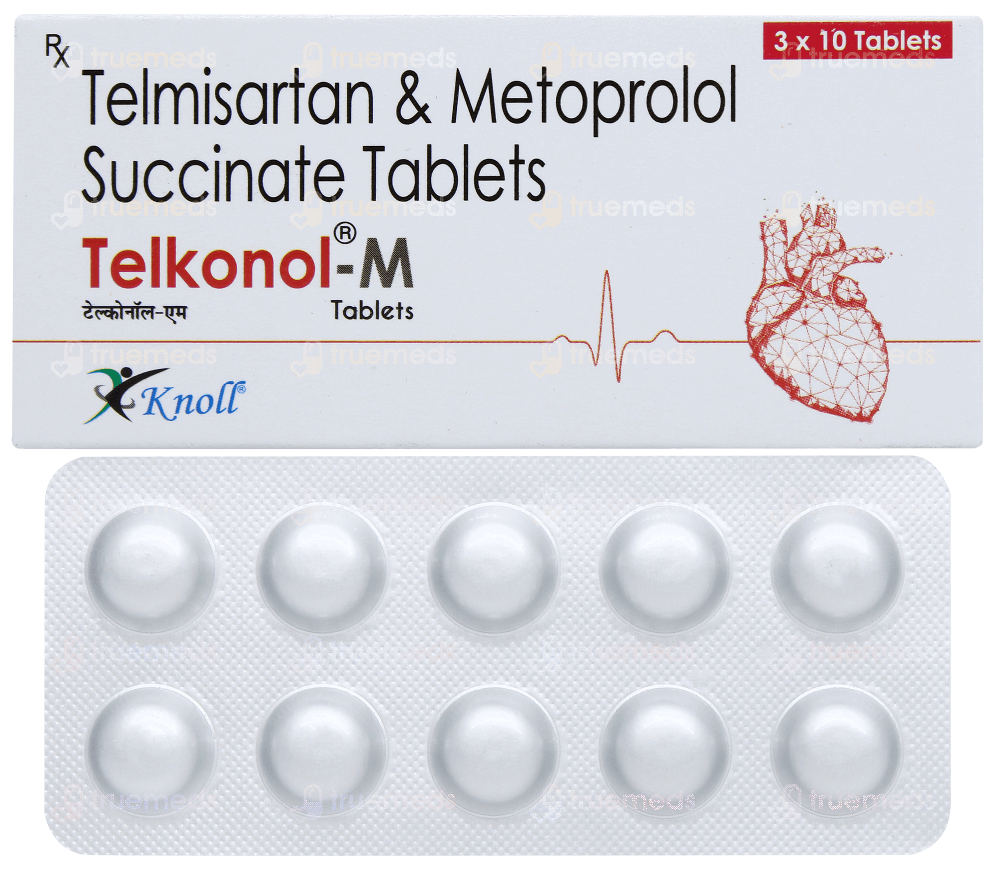 Telkonol M 4025 Mg Tablet 10 - Uses, Side Effects, Dosage, Price | Truemeds